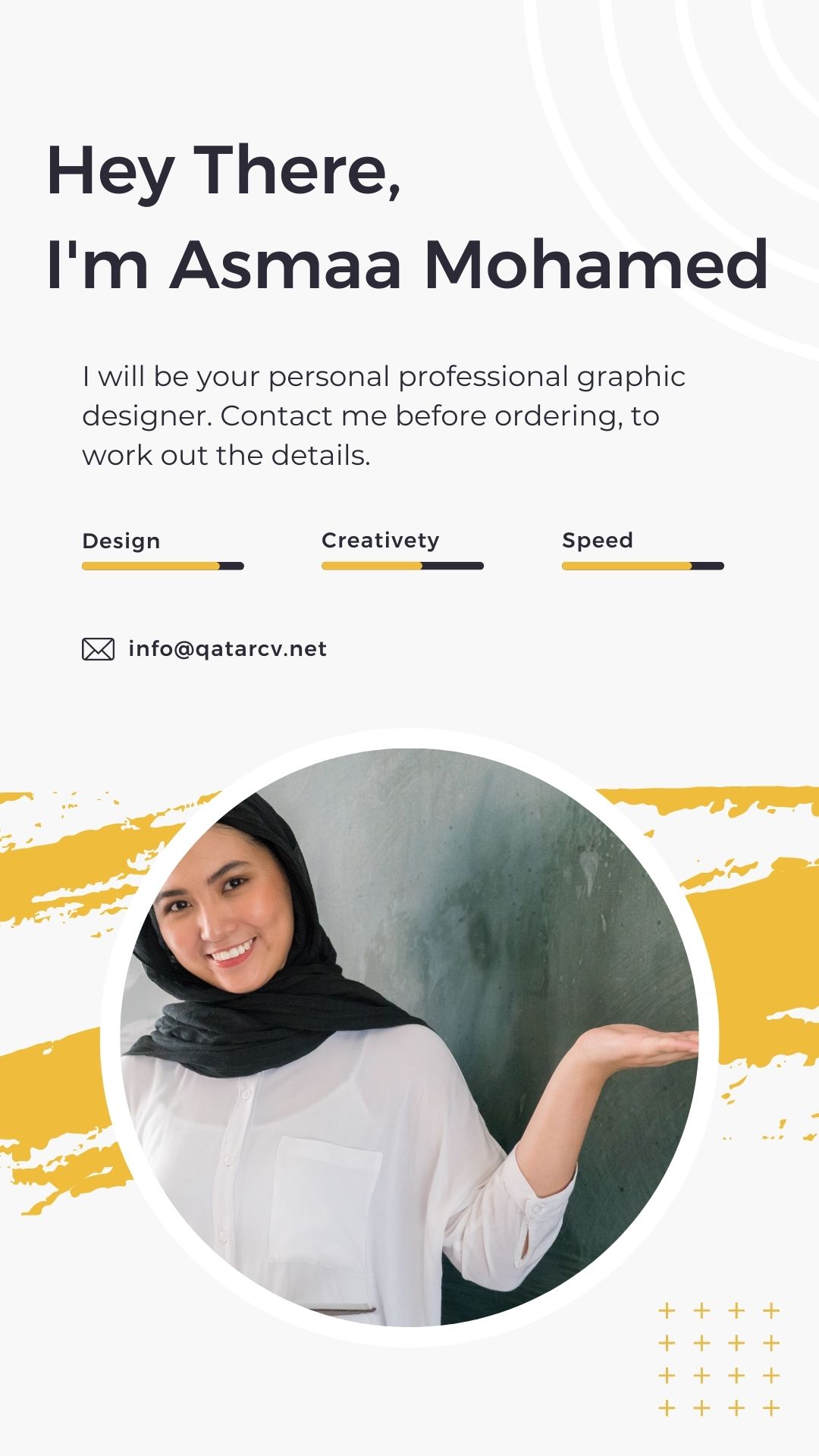 Qatar CV | خدمة تصميم Arabic cv – English cv قطر